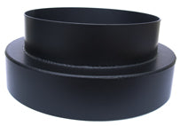 Røkrør Overgang Inv. 251 - Utv. 200mm Sort | Pipehatt.com – Peis og ...