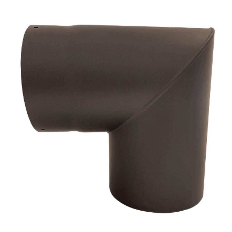 Ø150mm Peisrør 90 grader Kne u/Luke Todelt | Pipehatt.com – Peis og ...