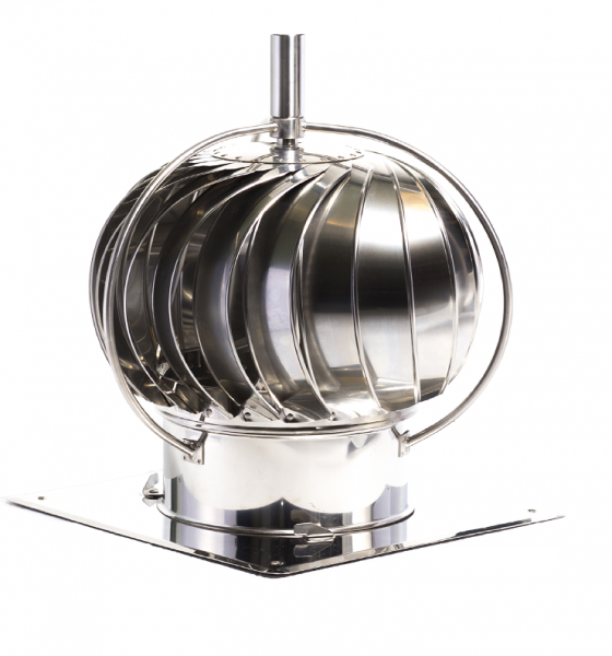 Turbowent - Pipevindvifte Ø200mm Blank | Pipehatt – Peis og Pipefag AS